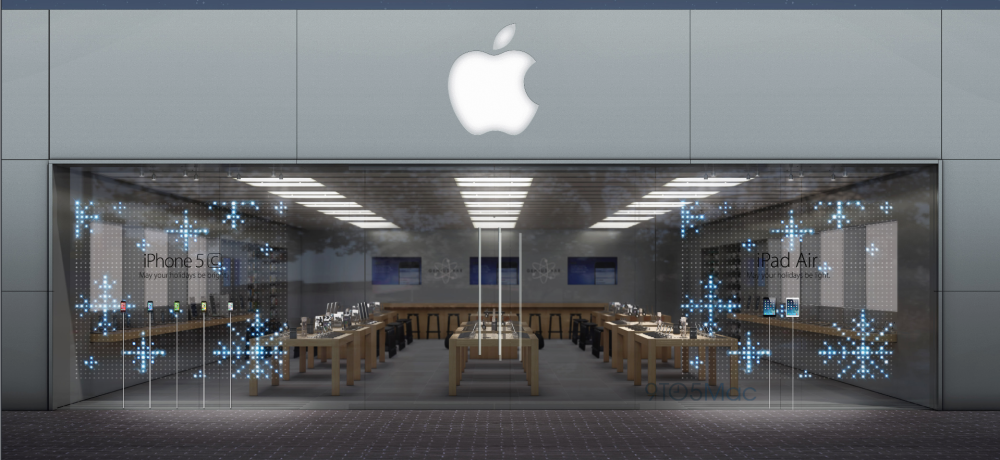 Apple Stores to celebrate holidays with magical front window display ...