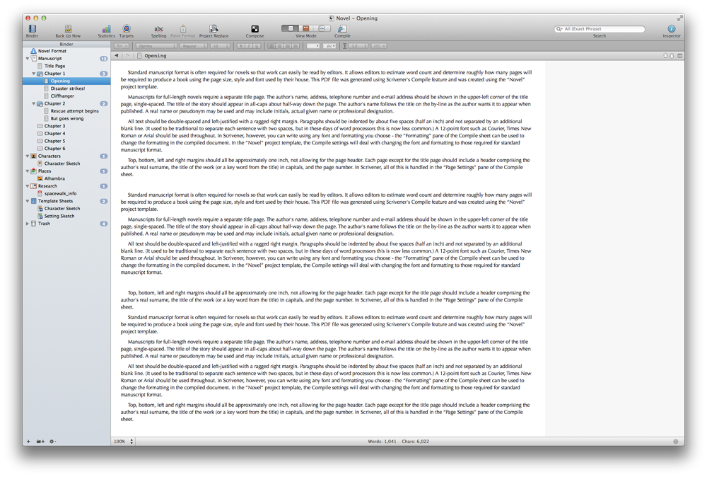 Review: Scrivener, the must-have software for would-be novelists ...