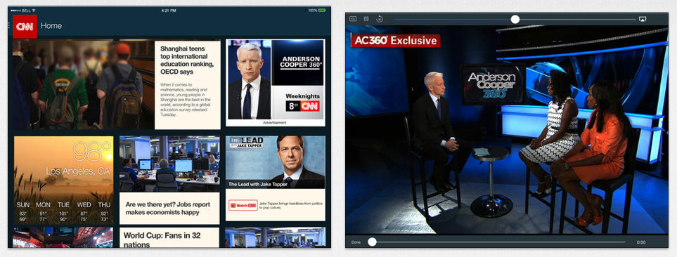 CNN for iPhone and iPad receives iOS 7 redesign, Dynamic Type support ...