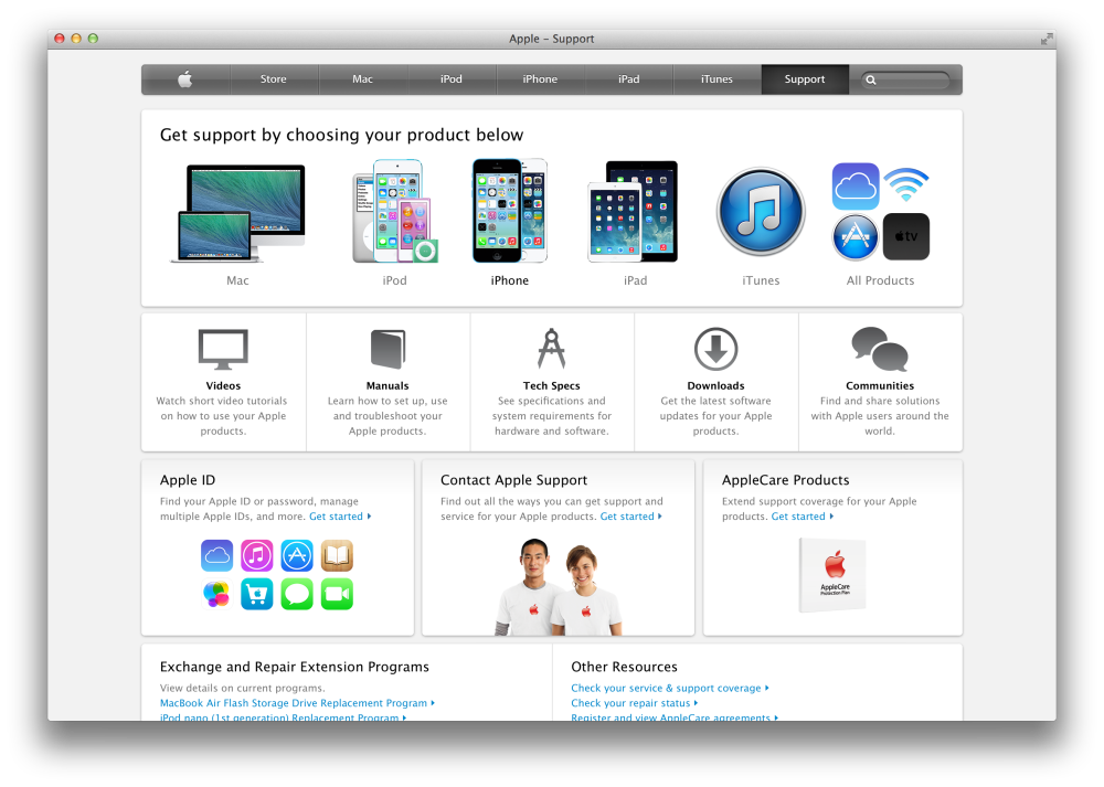 Apple spruces up online support portal with new, simpler design - 9to5Mac