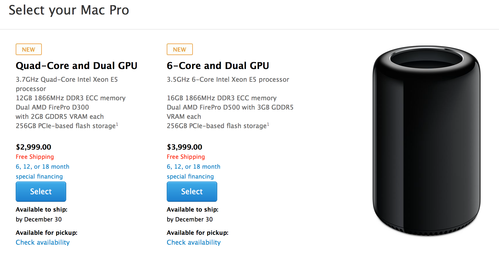 Apple Online Store back online, revamped Mac Pro now available ...