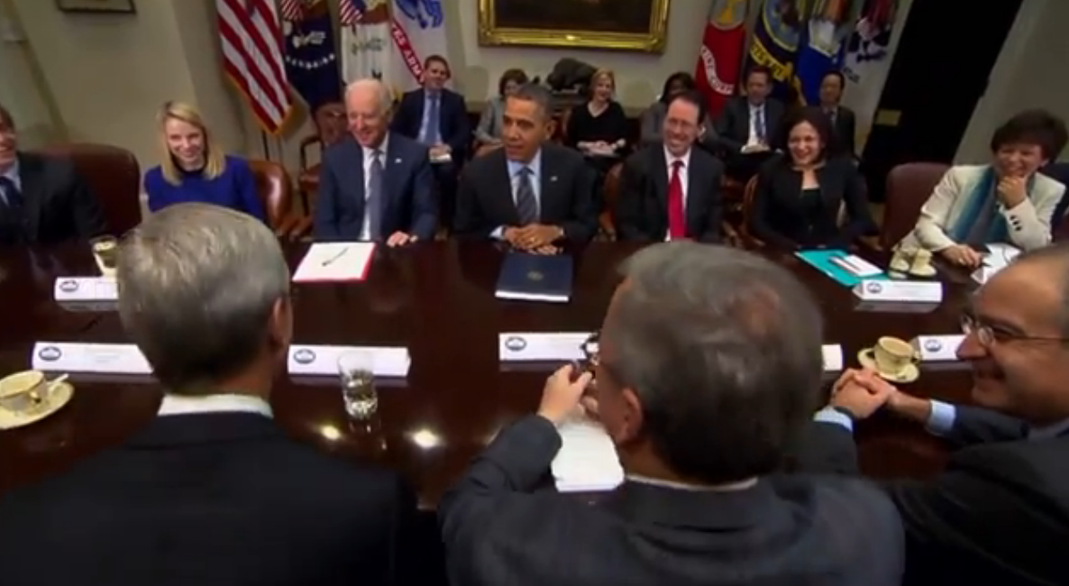 Quick video: Tim Cook & other CEOs meet w/ Obama to discuss healthcare ...