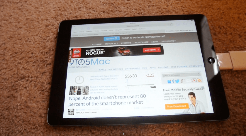 Video: Connect your iPad to the Internet via Ethernet cable with this ...