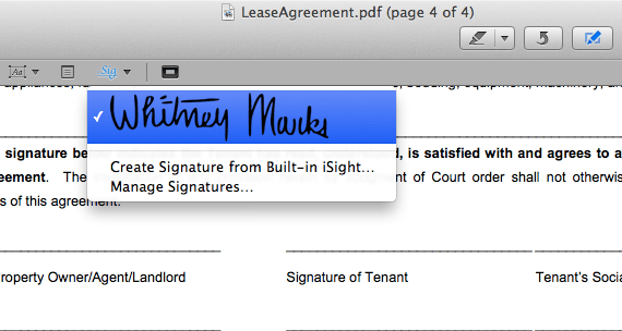 How-to: Use Preview to put signatures on PDF's, Pages Documents, and ...