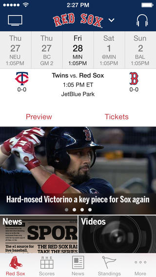 MLB.com At Bat app updated ahead of 2014 season w/ iOS 7 redesign & new ...