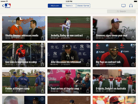 MLB.com At Bat app updated ahead of 2014 season w/ iOS 7 redesign & new ...