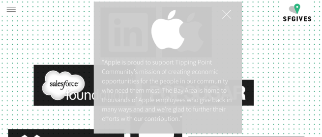 Apple says it was proud to support local San Fran charity w/ recent ...