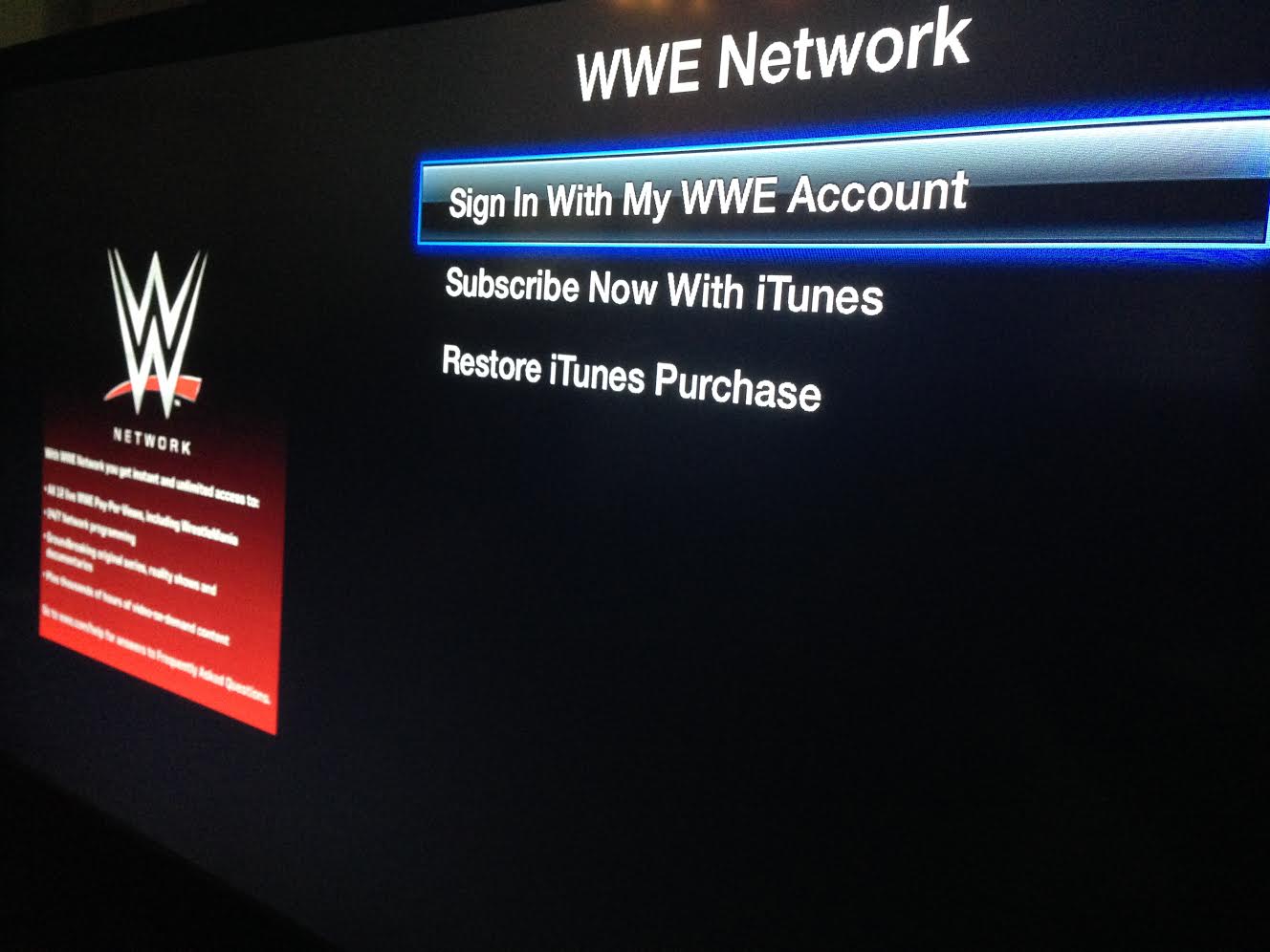 WWE Network comes to Apple TV with in-app subscriptions as service ...