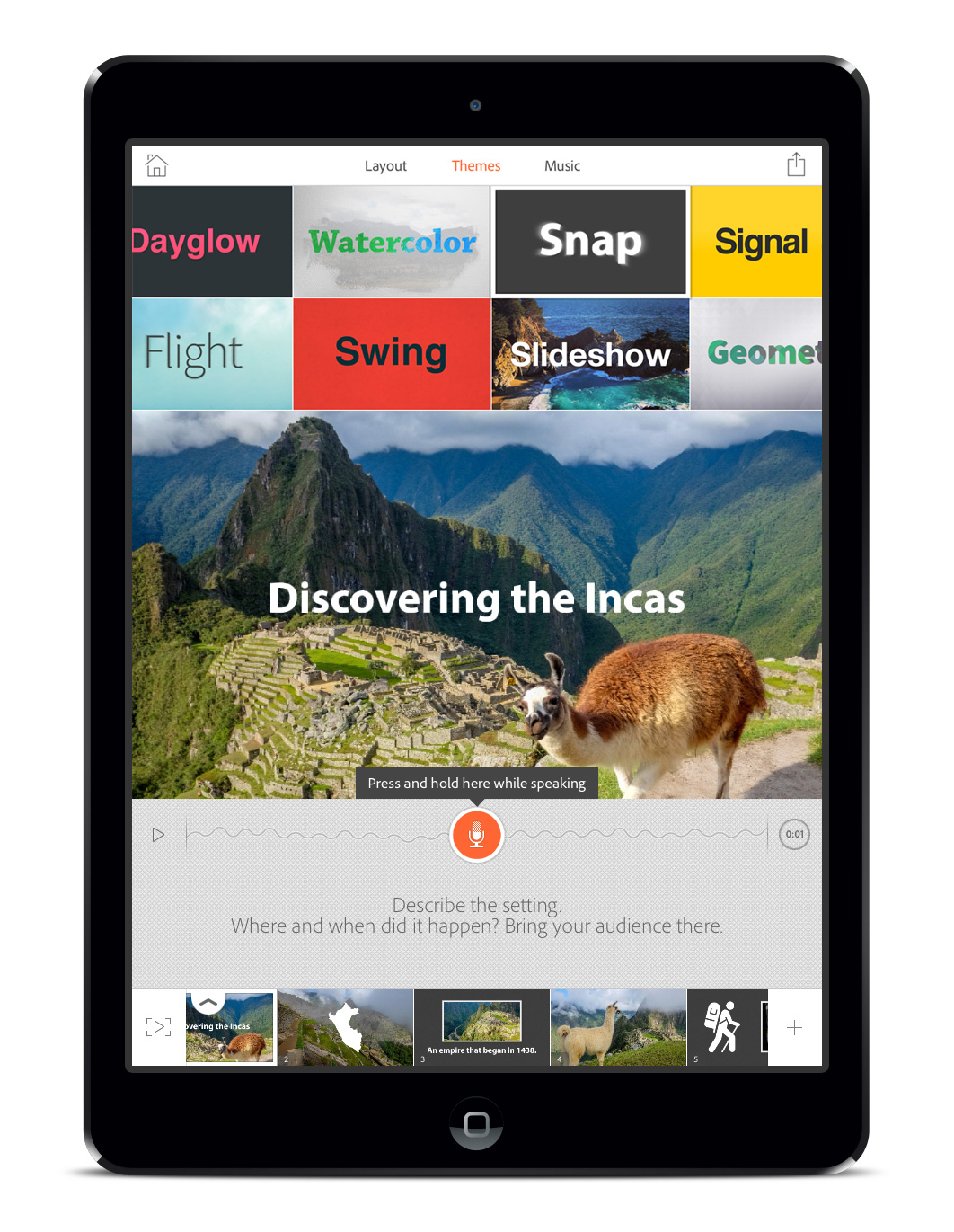 Adobe Voice debuts on iPad with simple and powerful tools for telling ...