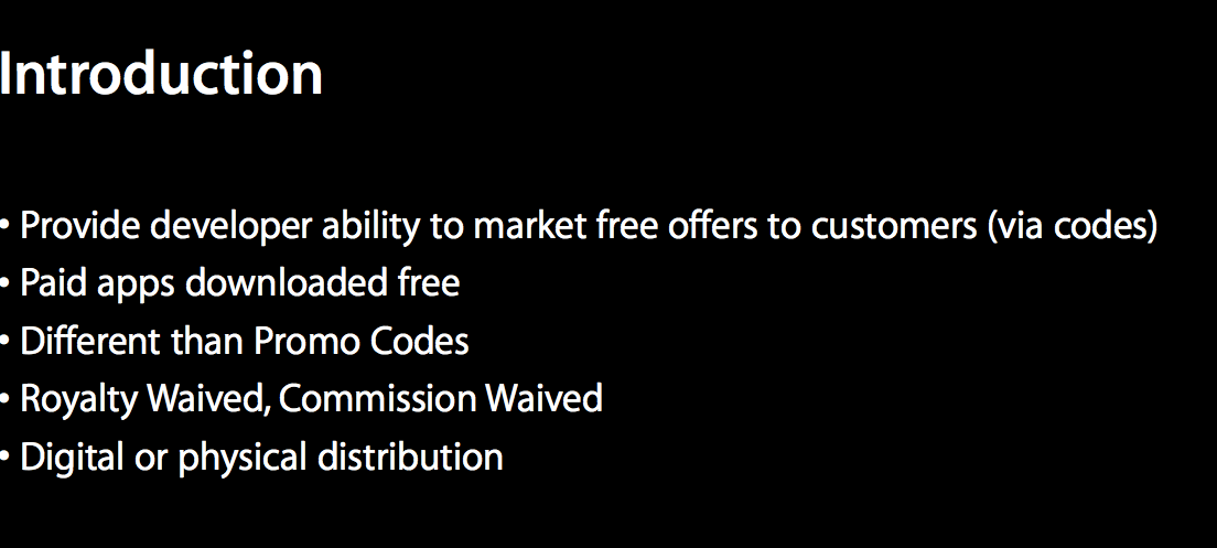 Apple likely allowing promo codes for in-app purchases through App ...