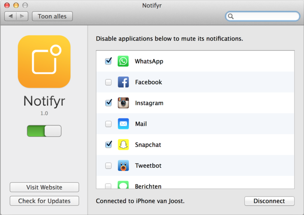 New Notifyr app seamlessly makes your iOS notifications appear on your ...