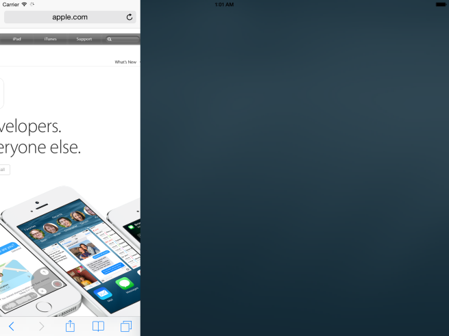 Here's the iPad split-screen app mode Apple is working on in iOS 8 ...
