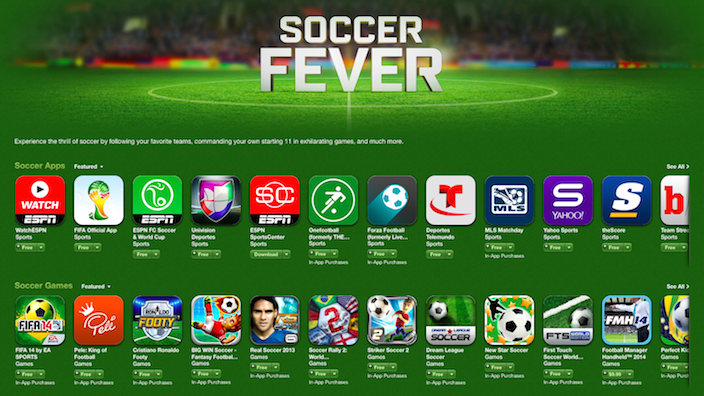 Apple launches new 'Soccer Fever' App Store section prior to FIFA World ...