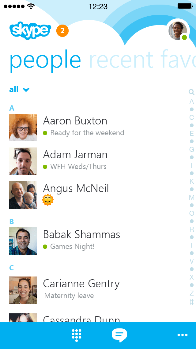 Skype for iPhone gets ground-up redesign; top designer talks future ...