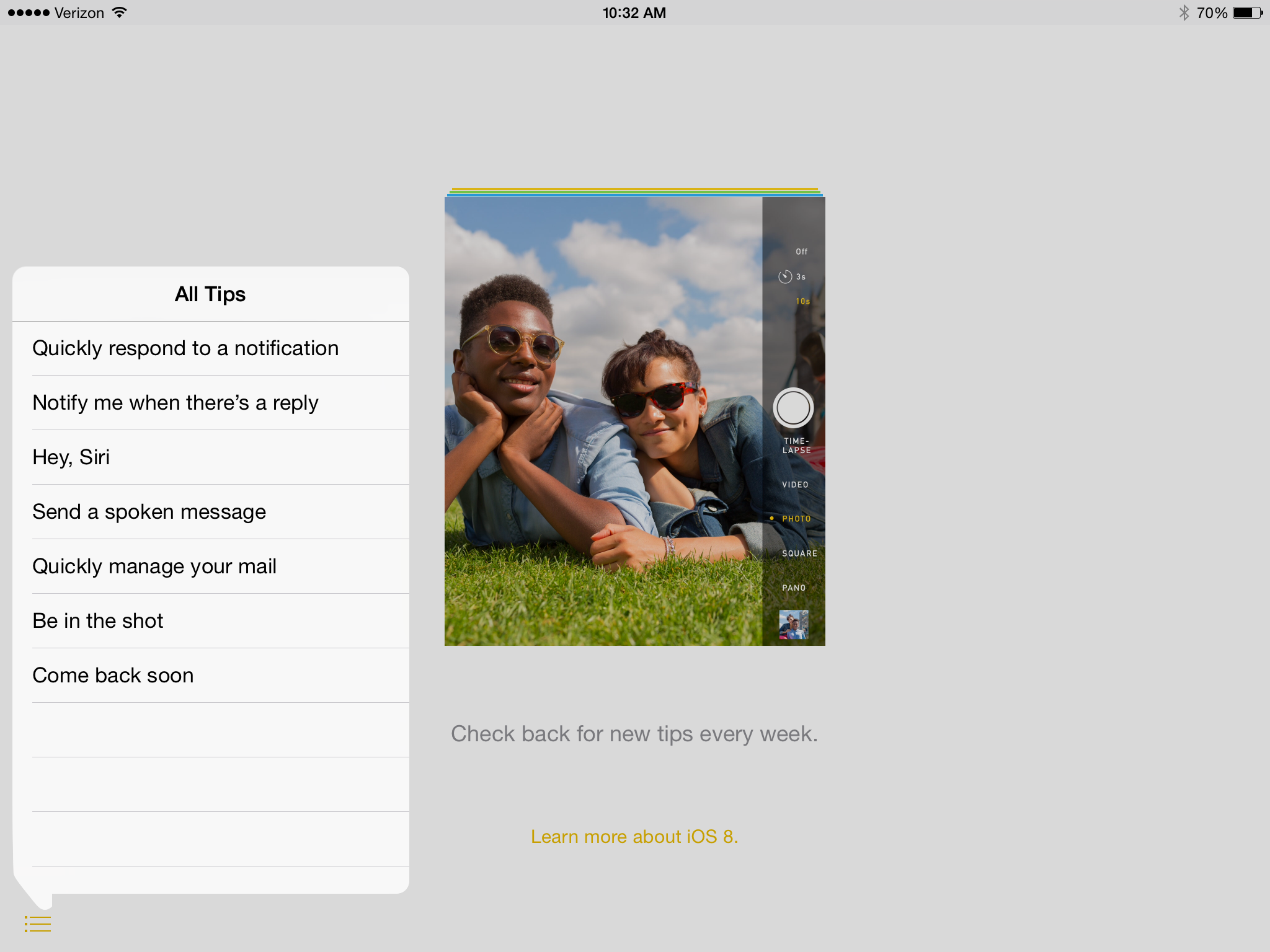 iOS 8 beta 4 includes new Tips app with quick feature tutorials ...