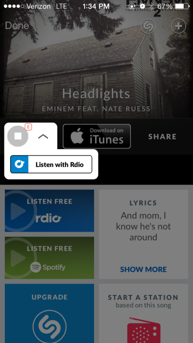 Shazam's iOS app becomes a bit more useful with new Rdio integration ...
