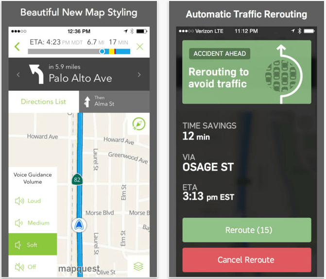 MapQuest navigation app updated with improved ETAs, baseball guides ...