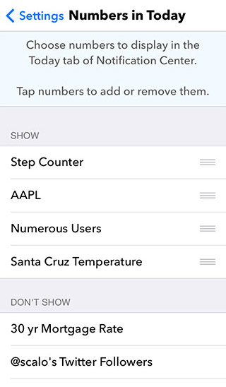 iPhone app Numerous previews iOS 8 Notification Center integration ...