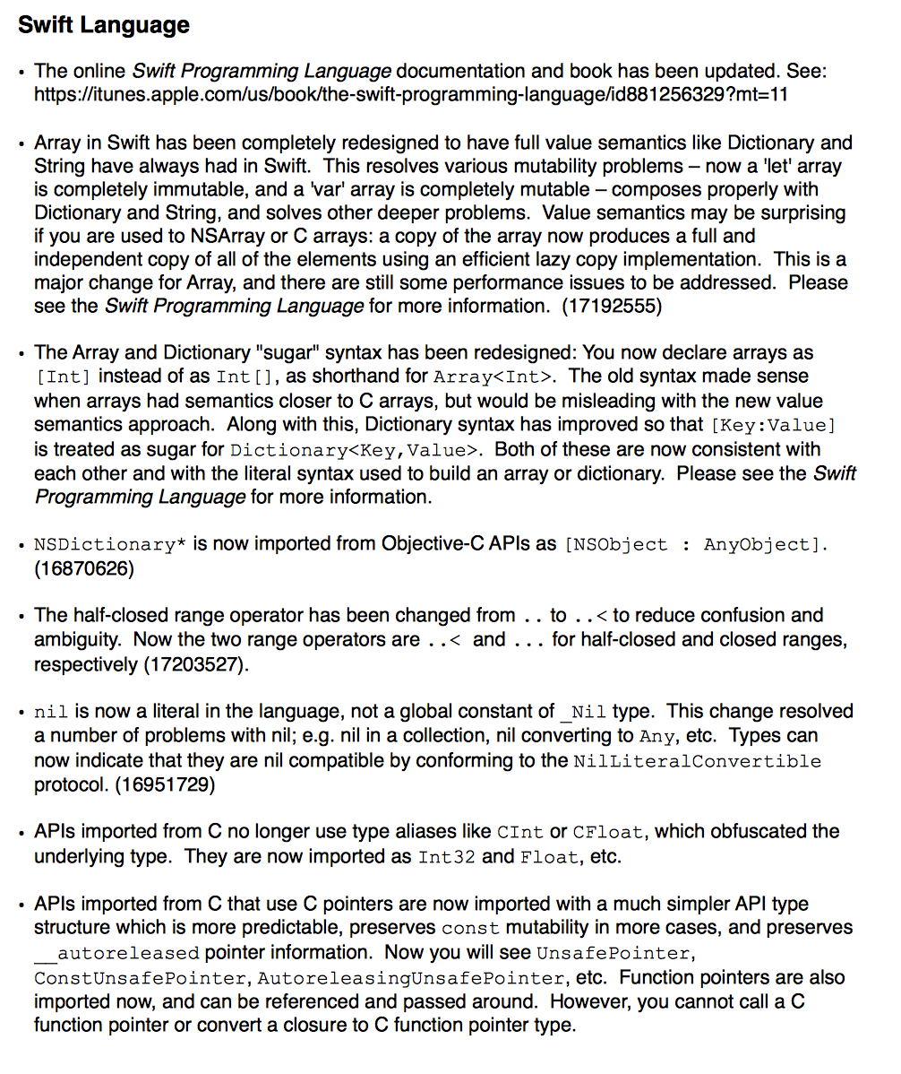 Apple's new coding language Swift receives significant update for ...