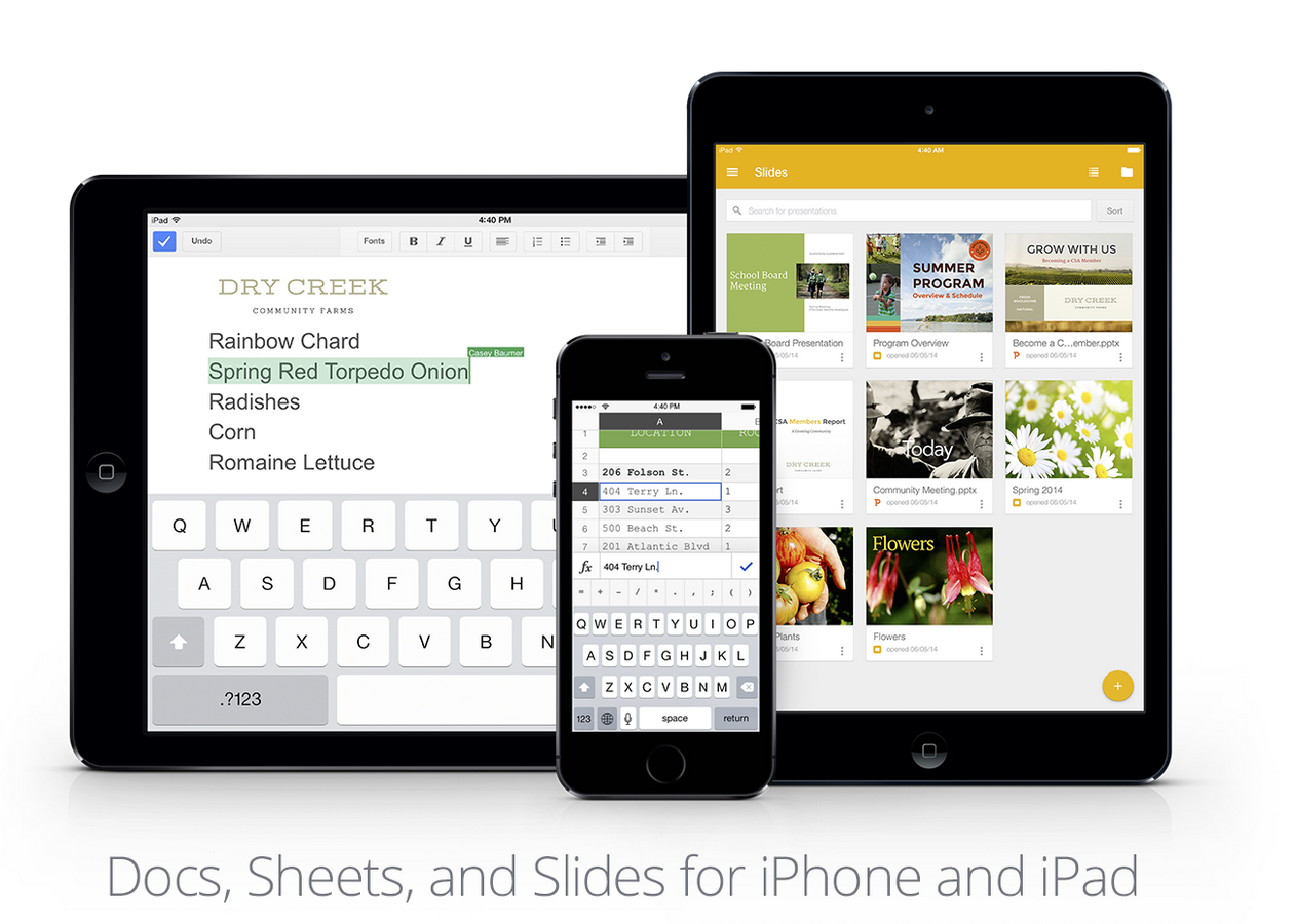 Google releases Slides app for iPhone & iPad, updates to Docs and ...