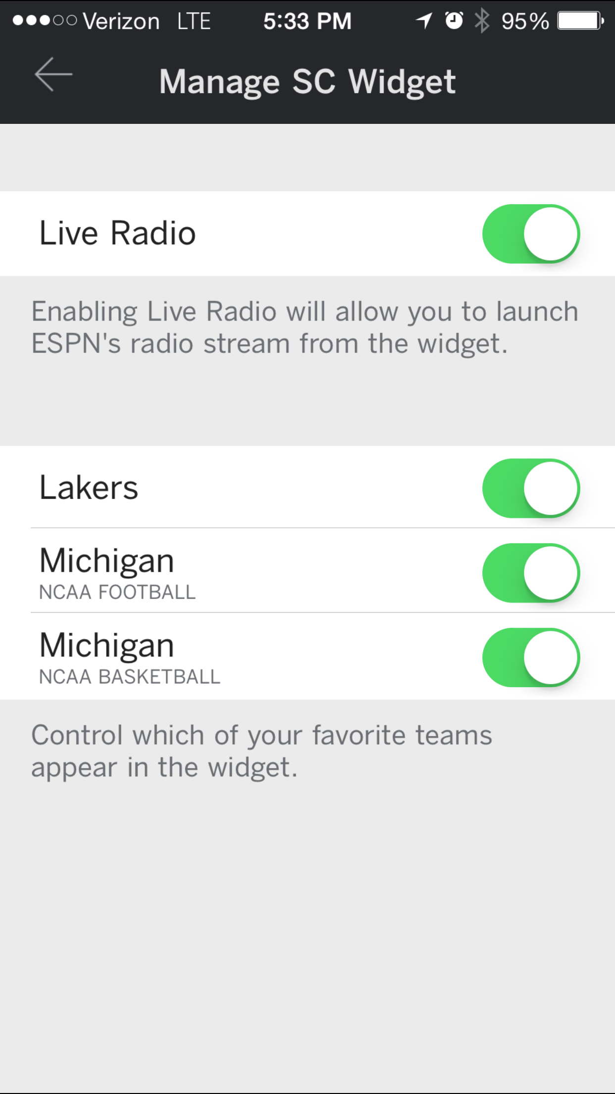 iOS 8's Notification Center gets a new useful widget: ESPN SportsCenter ...