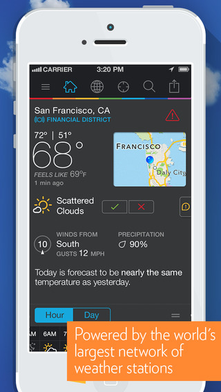 Weather Underground updated with iOS 8 widget featuring radar view and ...