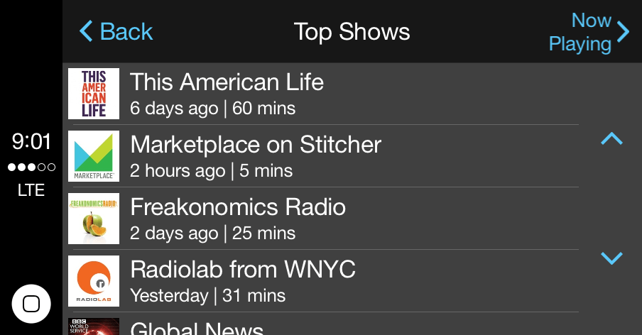 Stitcher Radio podcast app updated with CarPlay support and bug fixes ...