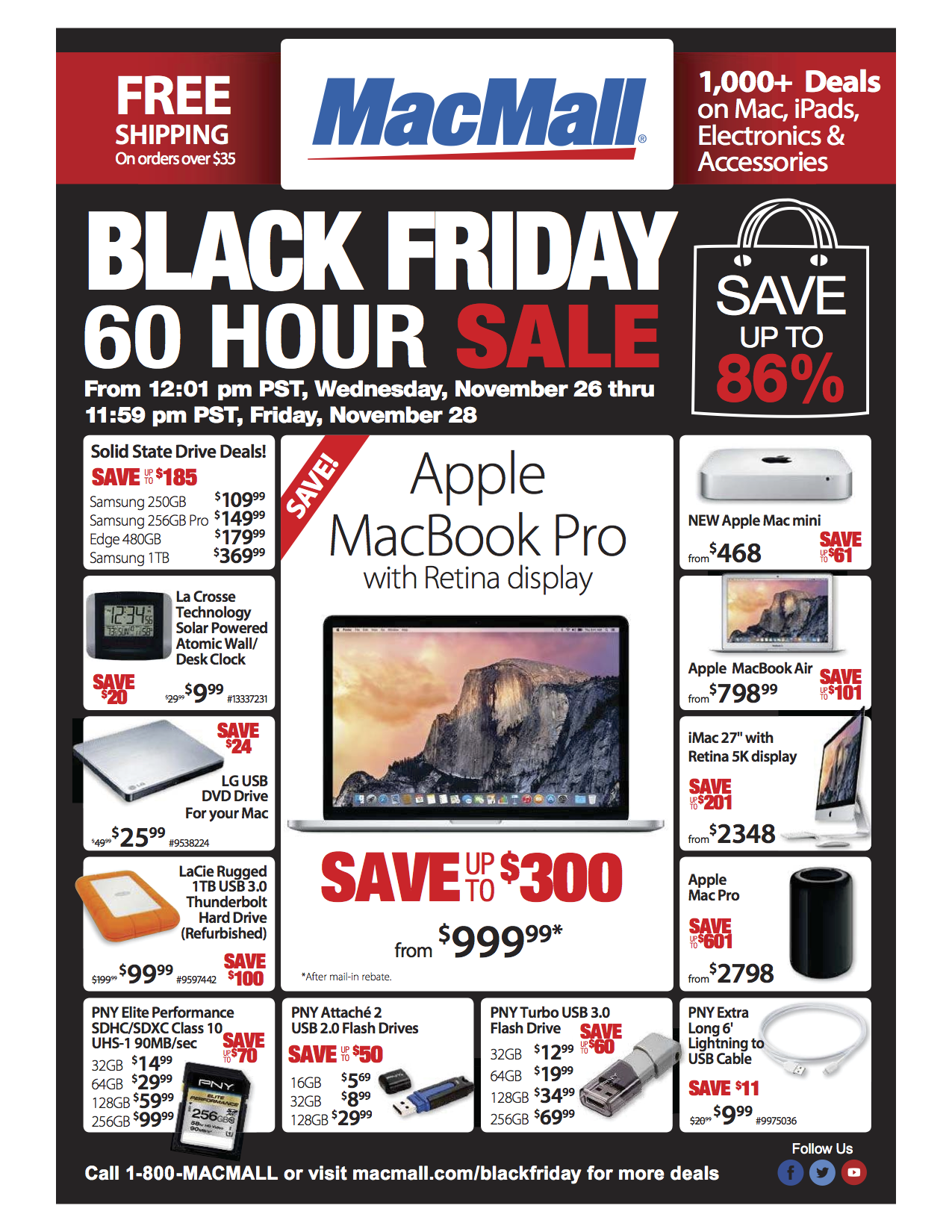 MacMall's Black Friday sale features savings of up to 86% on the ...