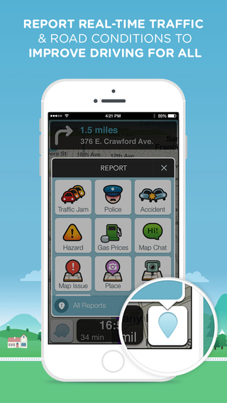 Waze mapping app updated with iOS 8 widget, improved traffic data, and ...