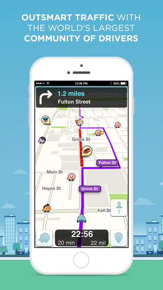 Waze mapping app updated with iOS 8 widget, improved traffic data, and ...
