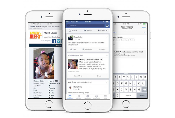 Facebook adding AMBER Alerts to its mobile apps and web - 9to5Mac