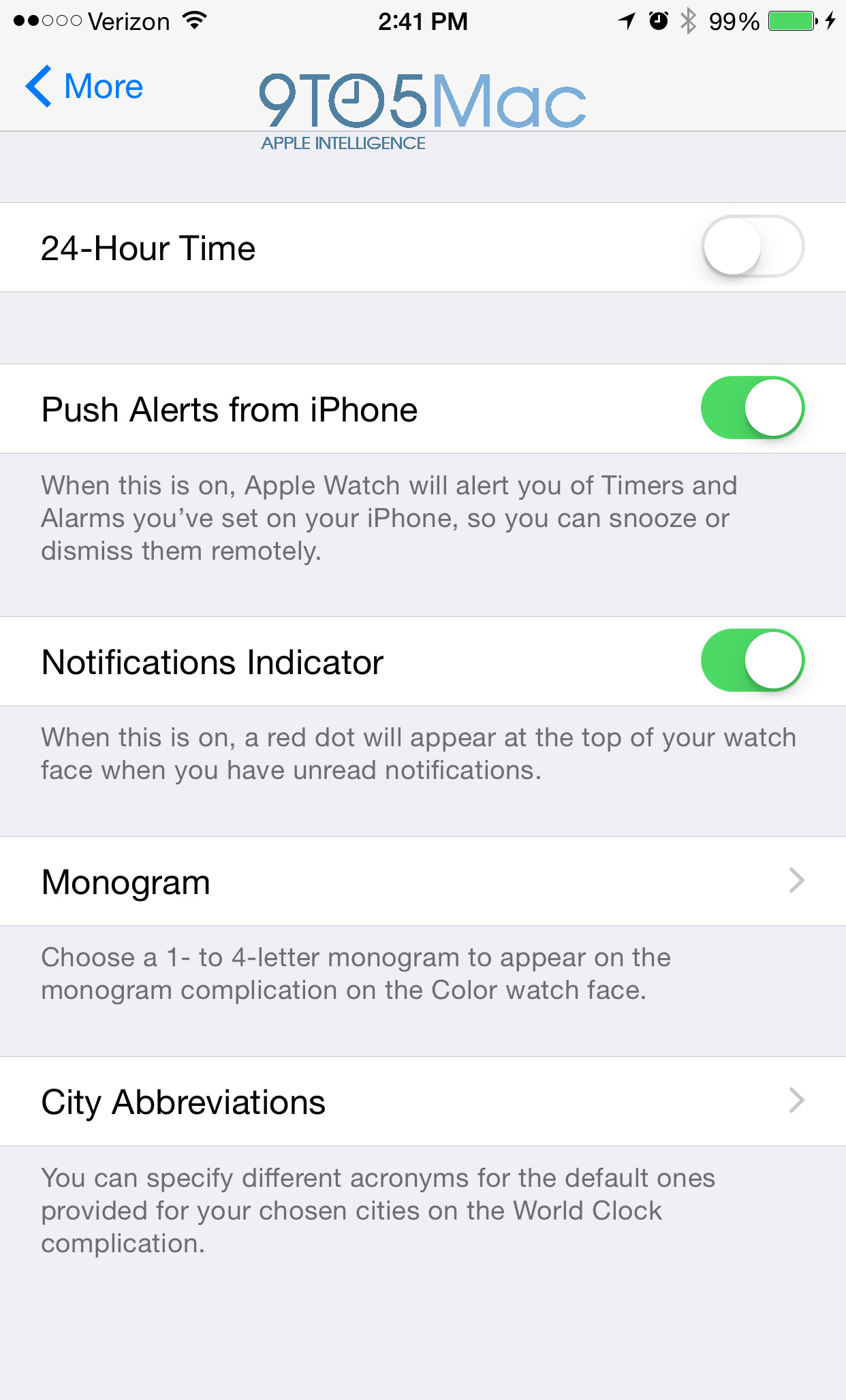 Apple Watch iPhone 'Companion' app revealed w/ new Watch features ...