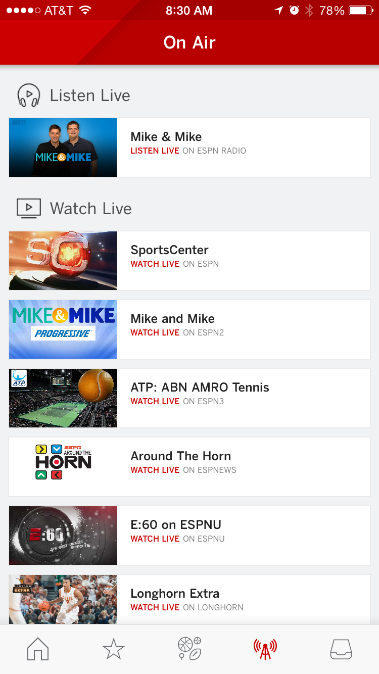 ESPN app overhauled w/ new look, iPhone 6/6+ & iPad support, more - 9to5Mac