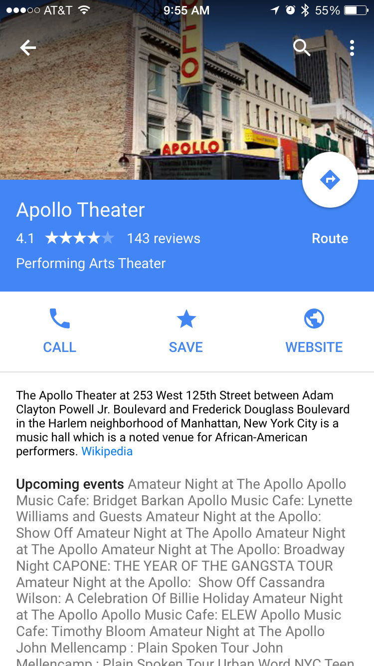 Google Maps for iOS adds POI quick facts, upcoming events for select ...
