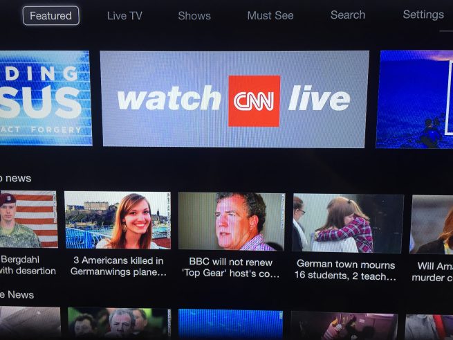 Apple TV gains CNNgo channel for viewing live and on-demand news ...