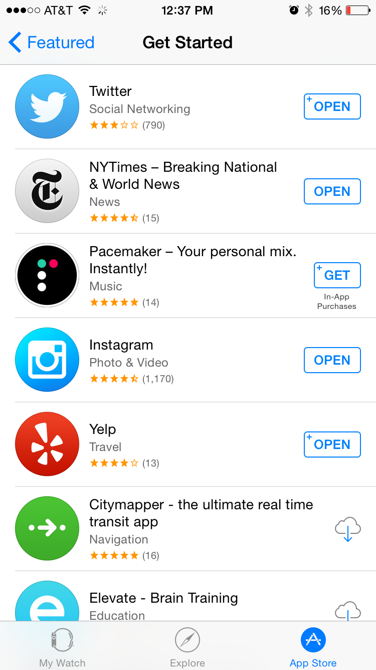 Apple Watch App Store goes live today with social, health, and news ...