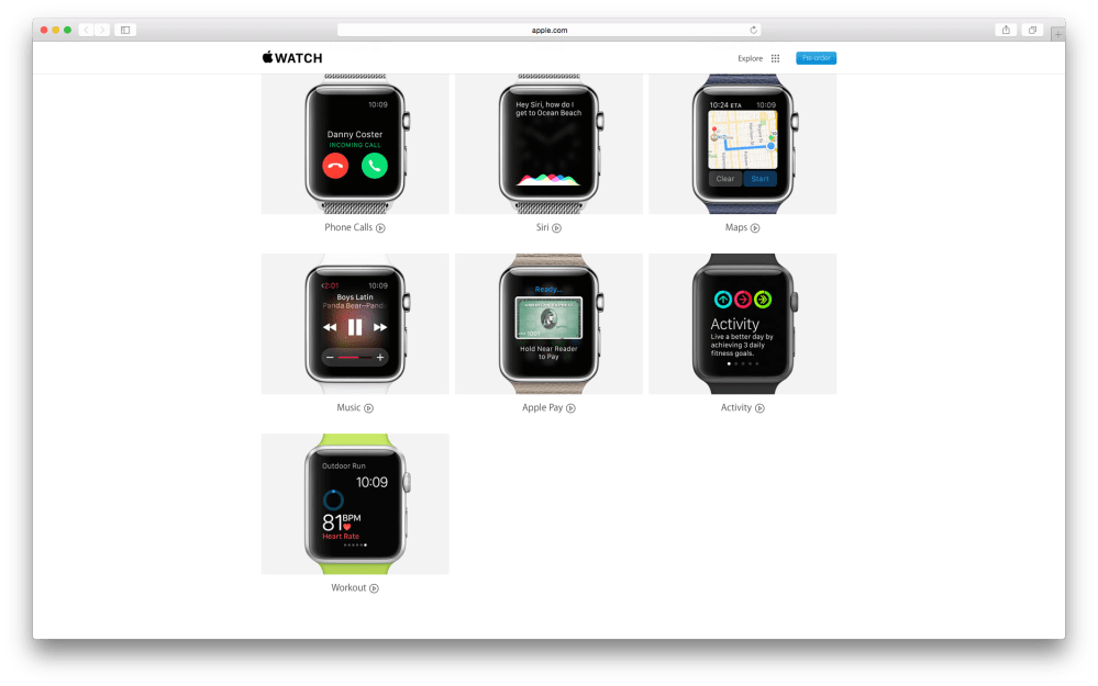 Apple posts Apple Watch guided tour videos for Apple Pay, Activity ...