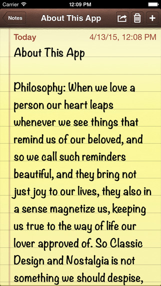 Classic Notes 2007 perfectly recreates iOS 6's Notes app with a few ...