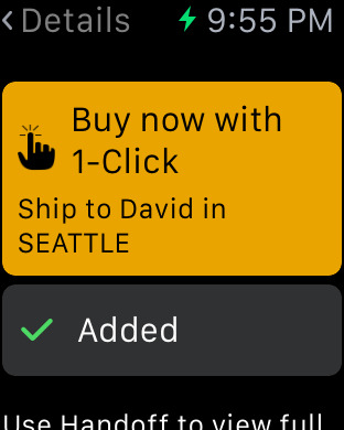 Amazon will let you make a purchase with a tap on your Apple Watch in ...