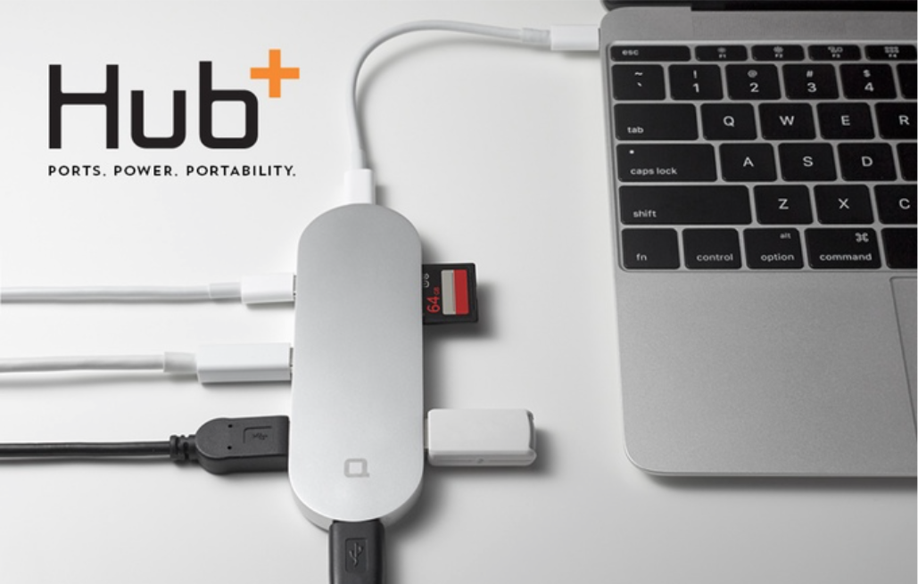 Hub+ Kickstarter project providing neat hub solution for 12-inch ...