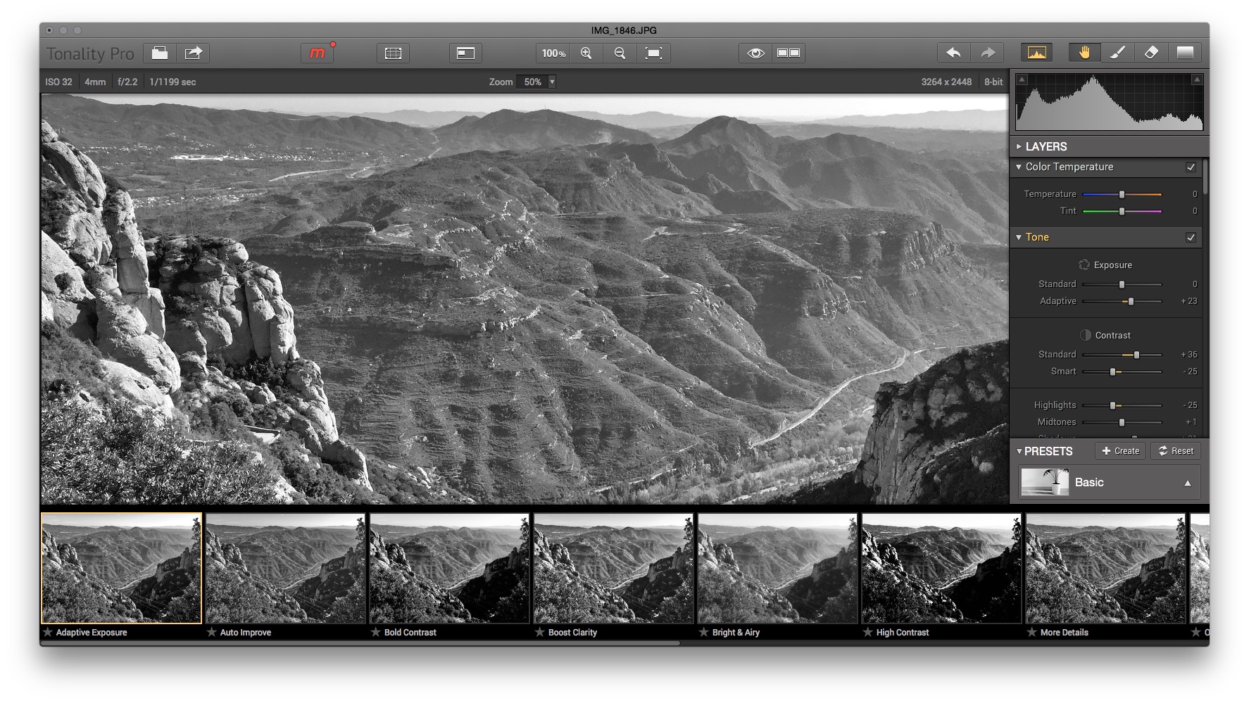 MacPhun's new Tonality 1.2 brings beautiful black & white photo tools ...
