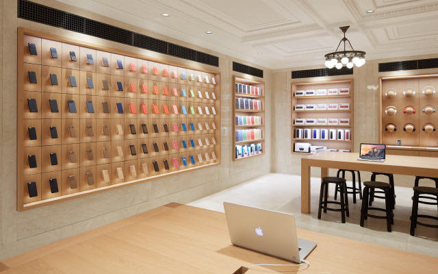 Report: Apple plans July retail revamp with new accessory displays ...