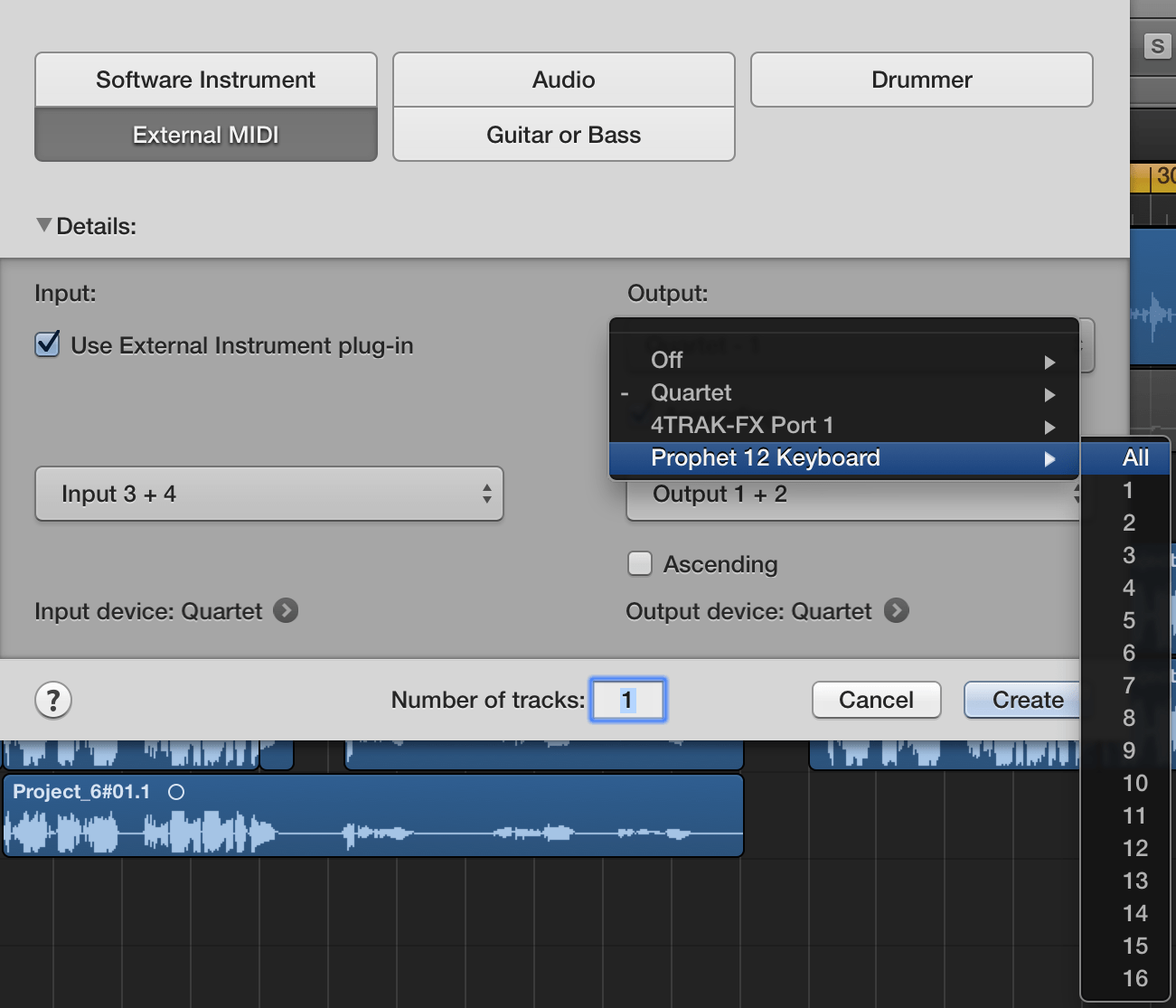 The Logic Pros: How to use MIDI hardware synthesizers in Logic w/ External Instrument plug-in ...