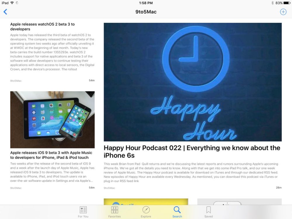 How-To: Add 9to5Mac and our sister sites to Apple's News app in iOS 9 ...
