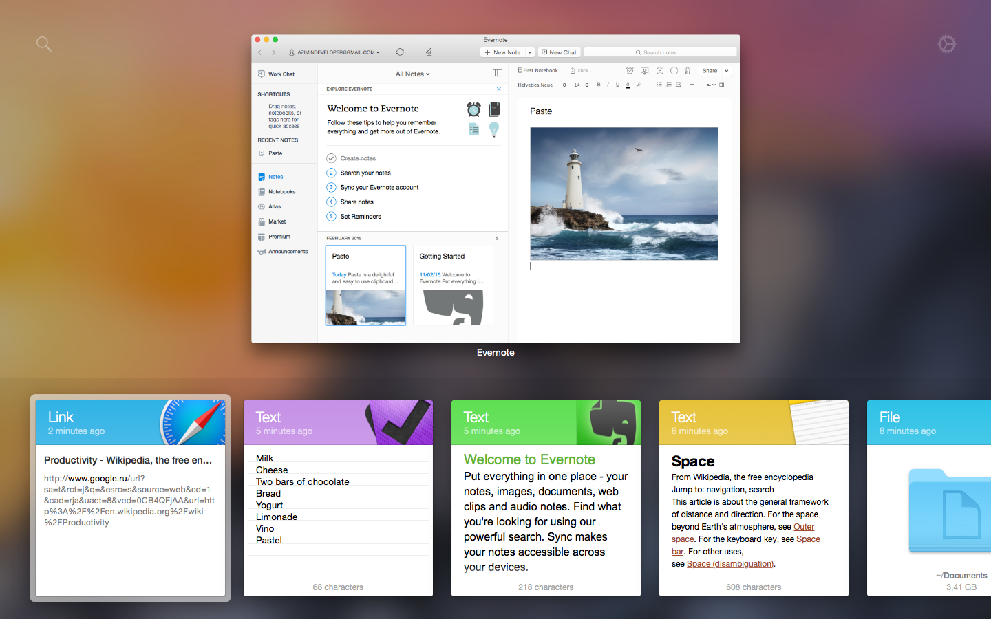 Review: Paste, a simple, effective and pretty clipboard manager for the ...