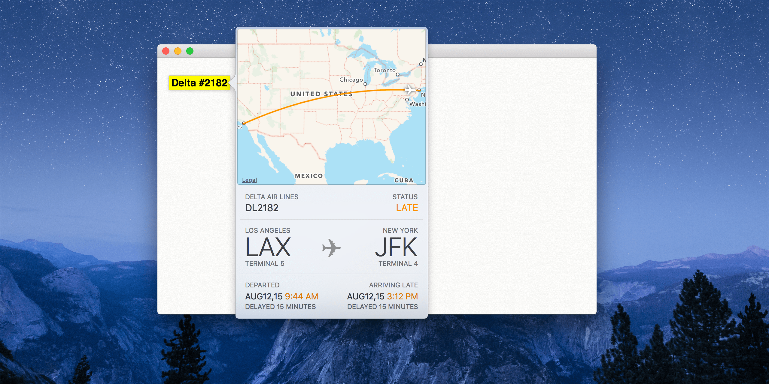 How-To: Quickly look up flight status data on iOS 9 and OS X El Capitan ...