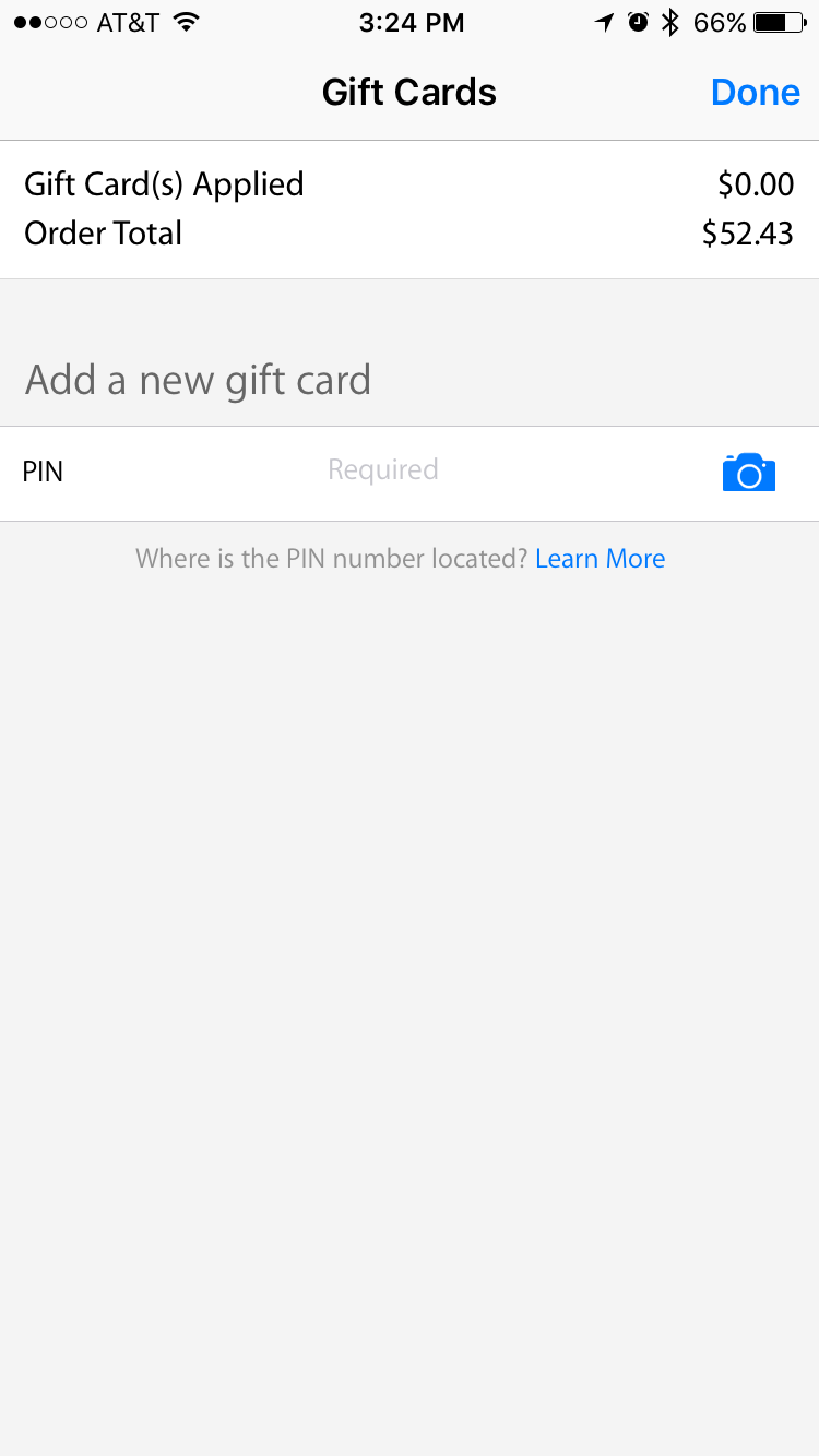 Apple Store app finally updated with the option to use gift cards at ...