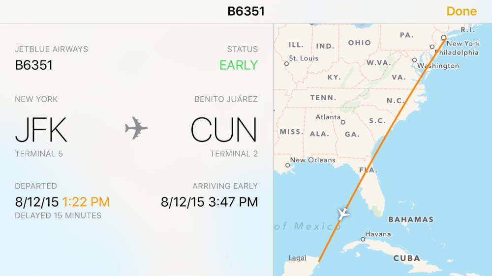 How-To: Quickly look up flight status data on iOS 9 and OS X El Capitan ...