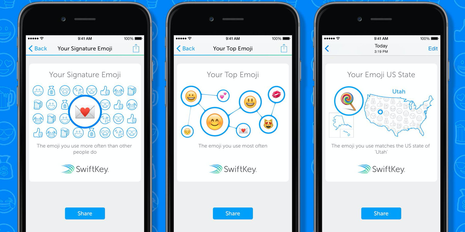 SwiftKey for iOS gains new 'My Top Emoji' and 'Emoji State' features ...