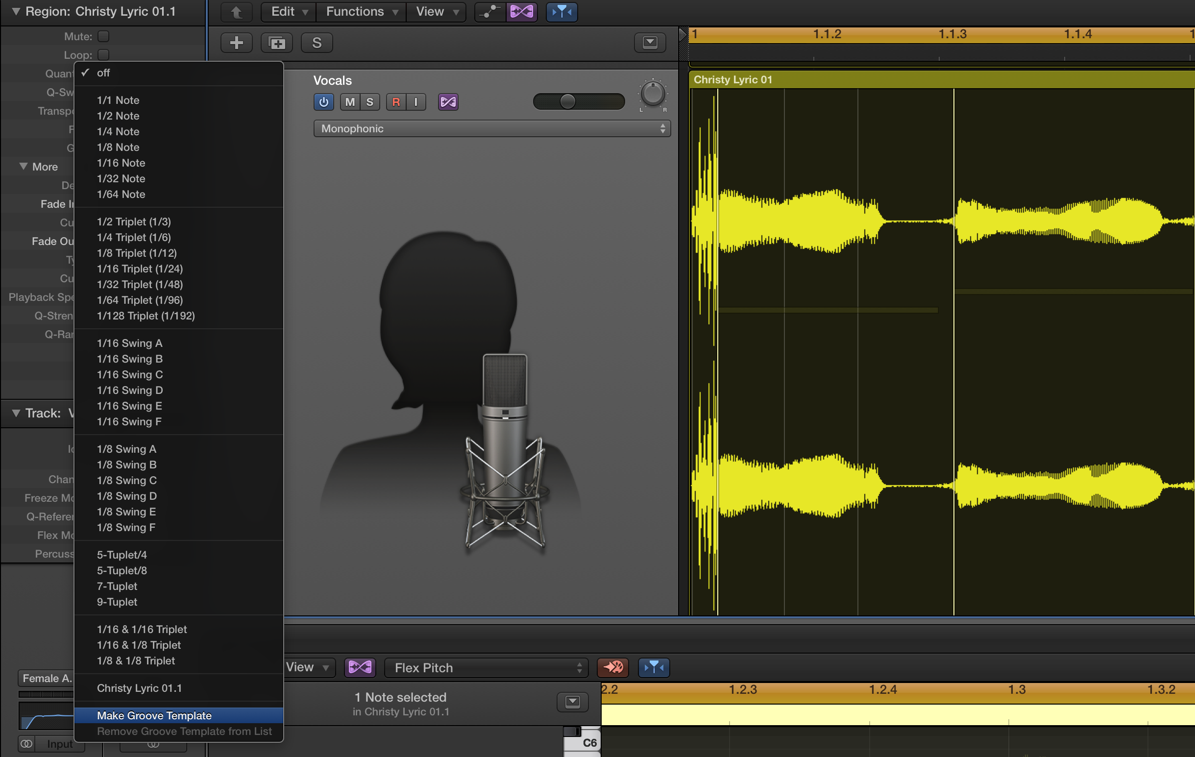 The Logic Pros: Time compression and pitch correction with Logic's ...